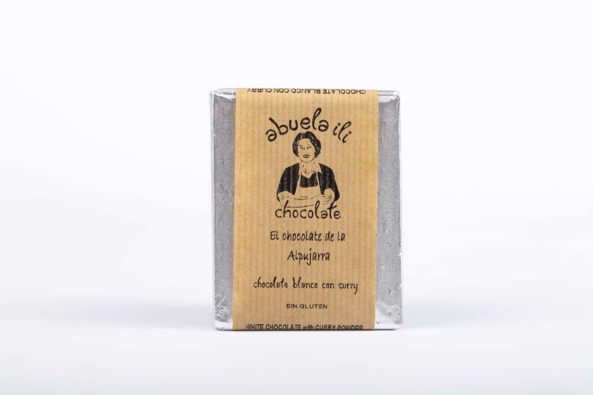 Chocolate blanco con curry